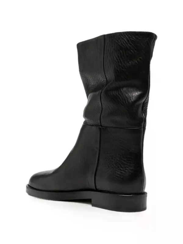 Agl Zenit Grained Leather Boots