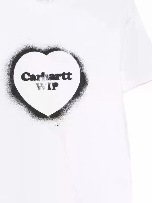 Carhartt Work In Progress Spray Heart Logo T-shirt