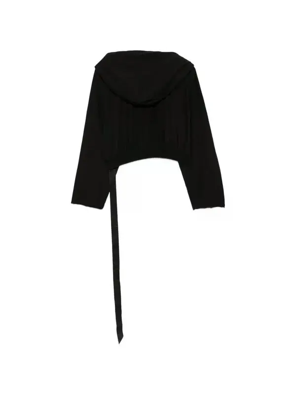 Rick Owens Cropped Hooded Top