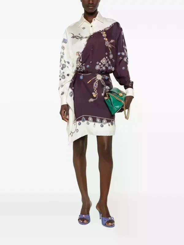 Versace Printed Silk Shirt