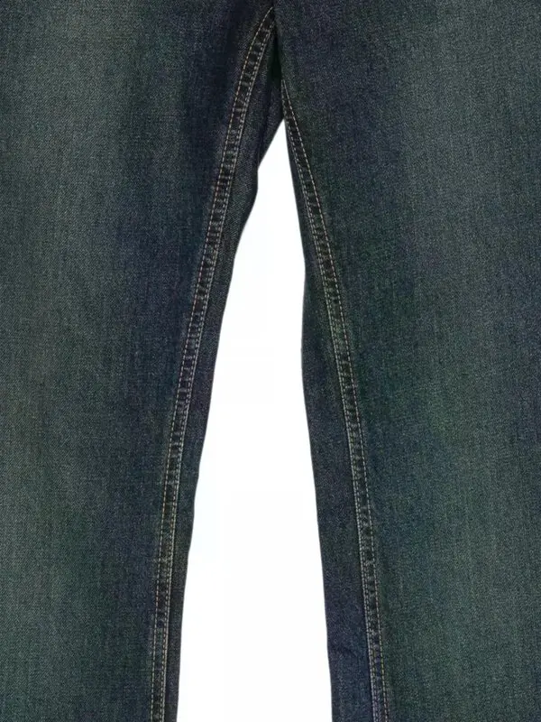 John Richmond Cotton Logo Appliqué Jeans