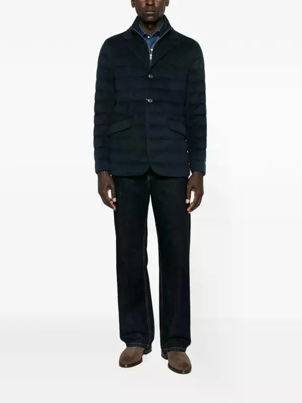 Herno Layered-effect Padded Jacket - Blue