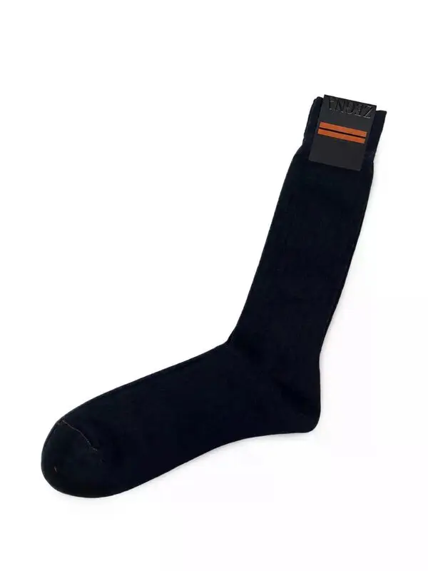 Zegna Ribbed-knit Socks