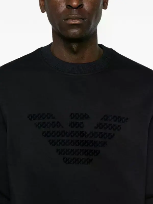 Emporio Armani Logo-print Crew Neck Sweatshirt