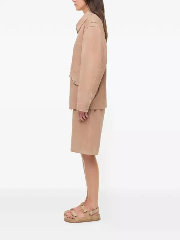 Simkhai Aslan Suede Leather Jacket