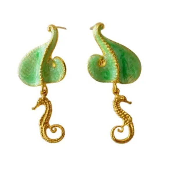 MORNING BLUE. Squid Earrings