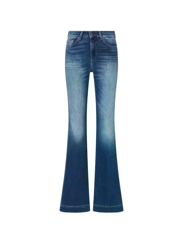 Liu Jo Flare Jeans With Rhinestones