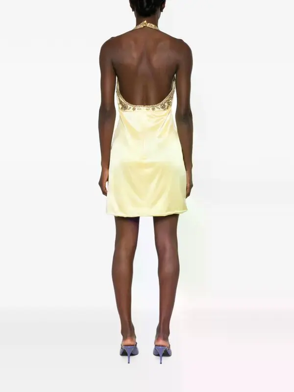 Versace Embellished Mini Dress