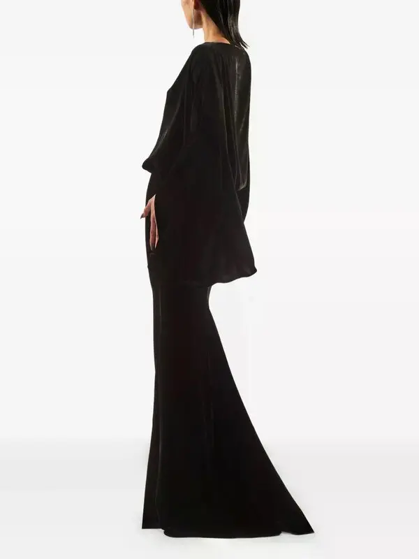 TALLER MARMO Musidora Draped Maxi Gown