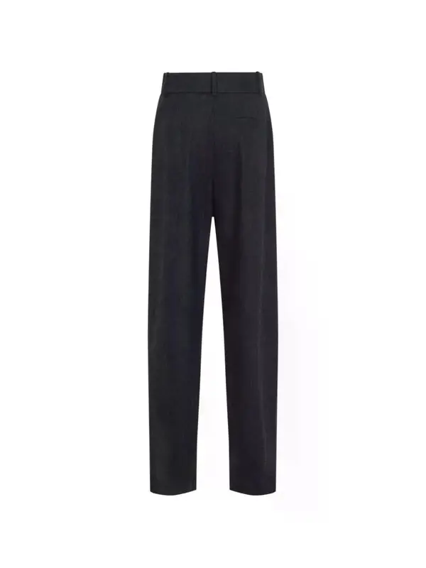 Giorgio Armani Wide-leg Pleated Wool Trousers