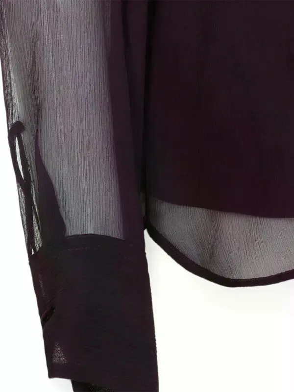 Ermanno Scervino Sheer Silk Blouse