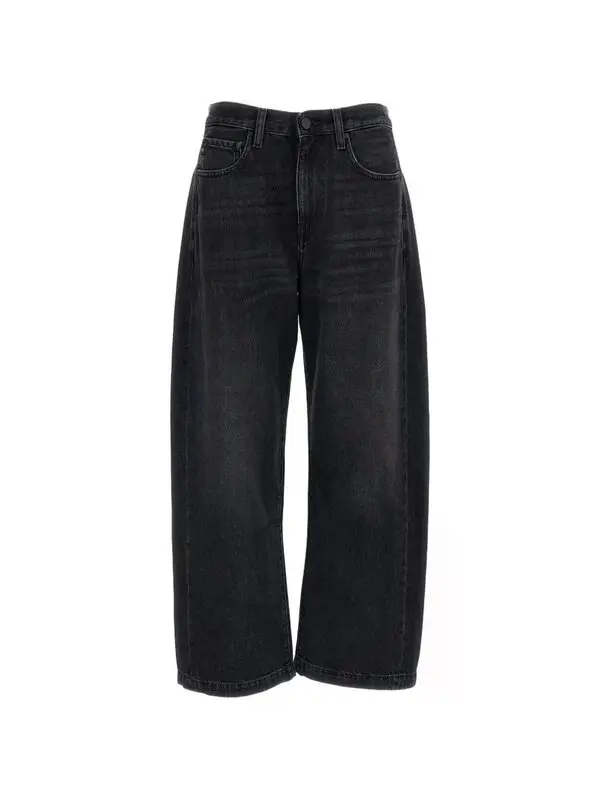 Ag Faded-effect Wide-leg Jeans