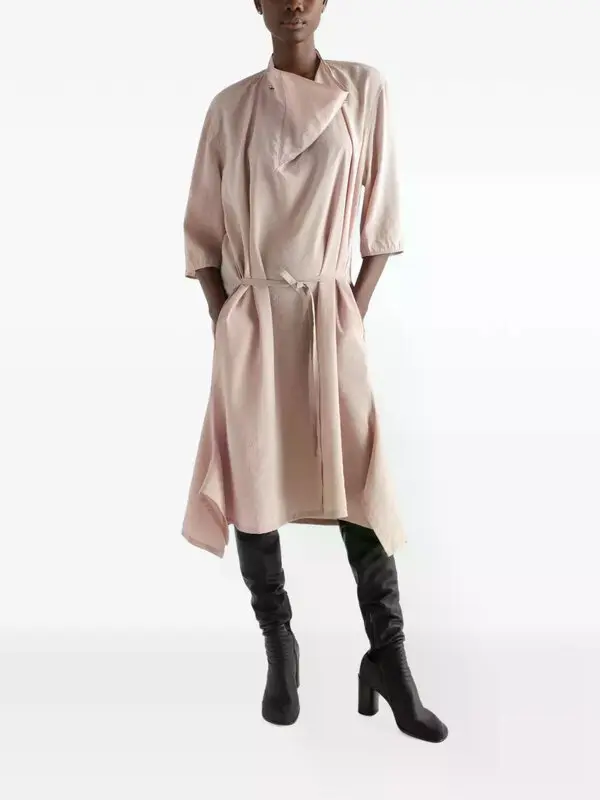 LEMAIRE Soft-collar Dress In Dry Silk