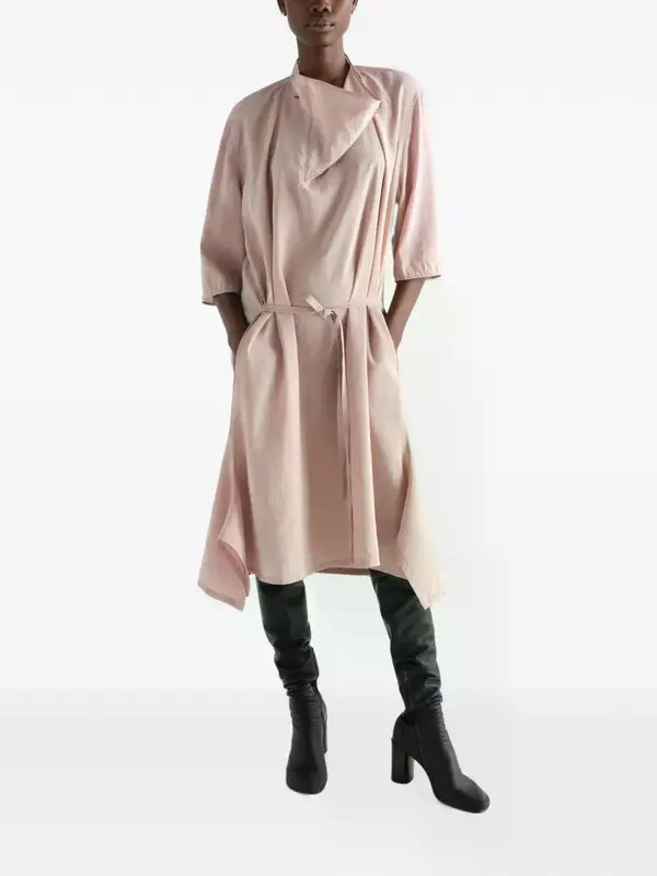 LEMAIRE Soft-collar Dress In Dry Silk