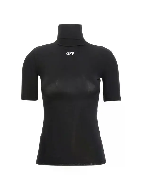 Off-White Off Stamp Logo-print T-shirt