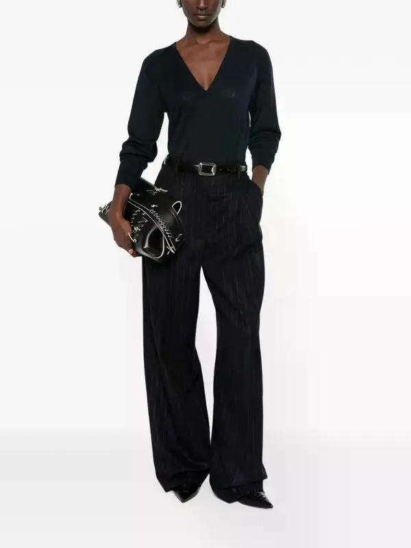 THELATEST Pinstriped Tailored Trousers