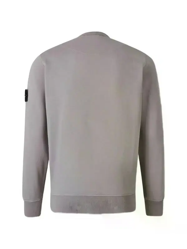 Stone Island 6100060 Organic Cotton Fleece Sweatshirt - Grey