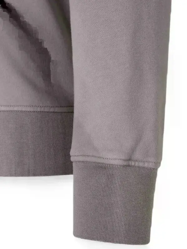 Stone Island 6100060 Organic Cotton Fleece Sweatshirt - Grey