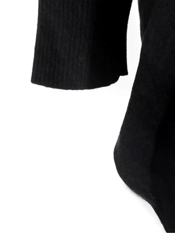 Alberta Ferretti V-neck Mini Dress With Floral Appliqu