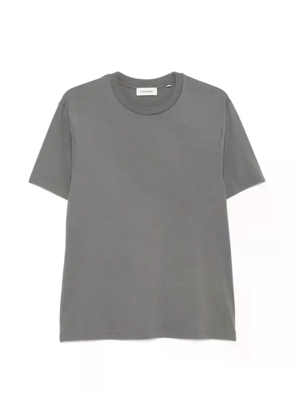FRAME Crew-neck Short-sleeve T-shirt - Grey