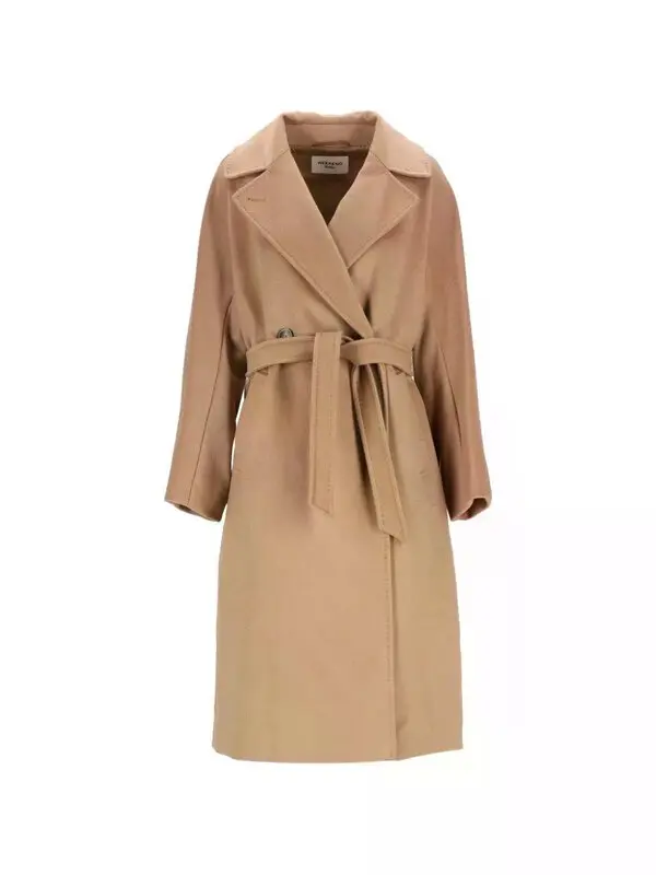 Max Mara Double-breasted Belted Coat