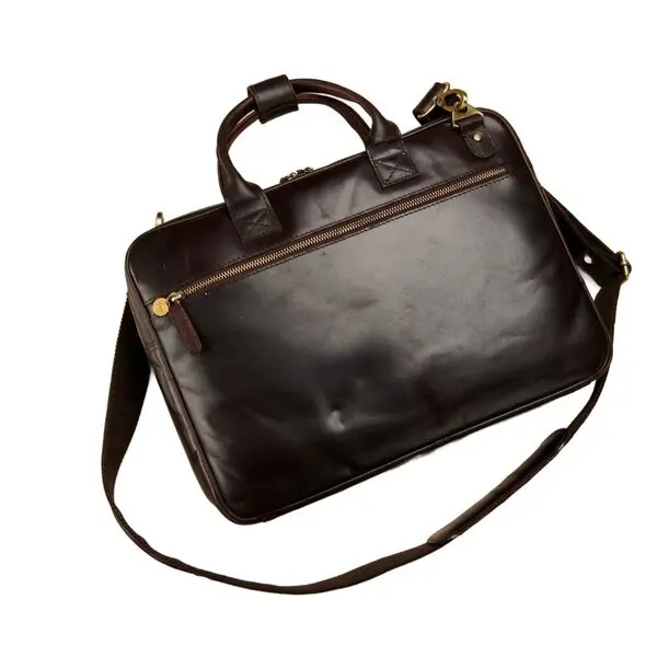 POSH TOTTY DESIGNS Leather Laptop Briefcase