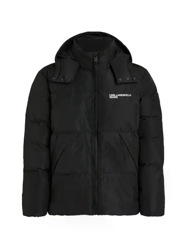 Karl Lagerfeld Logo-print Hooded Puffer Padded Jacket