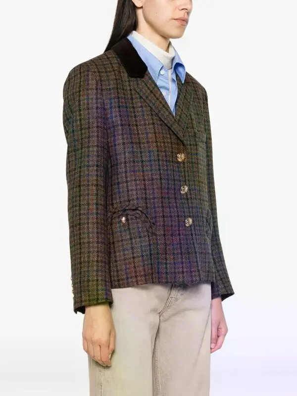 BLAZÉ MILANO Check-pattern Tweed Jacket