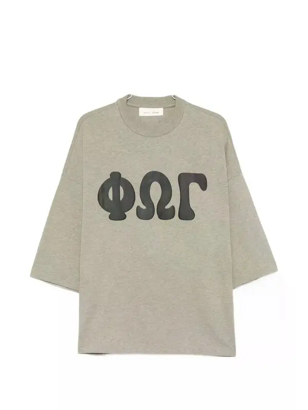 Fear Of God Merch Graphic-print Boxy-fit T-shirt - Grey