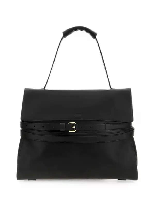 Moschino Medium Tie Me Tote Bag - Black