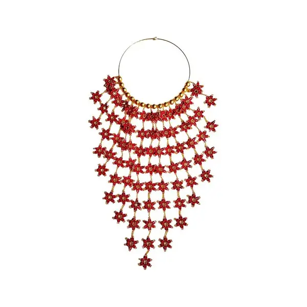 ILIANA ARRAZOLA Waterfall Blossom Beaded Necklace