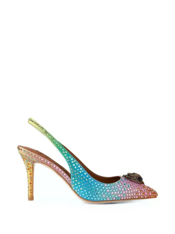 Kurt Geiger Crystal-embellished Eagle-head Pumps