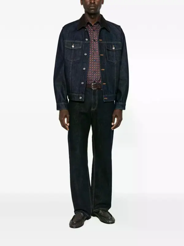 Etro Geometric-print Long-sleeve Shirt