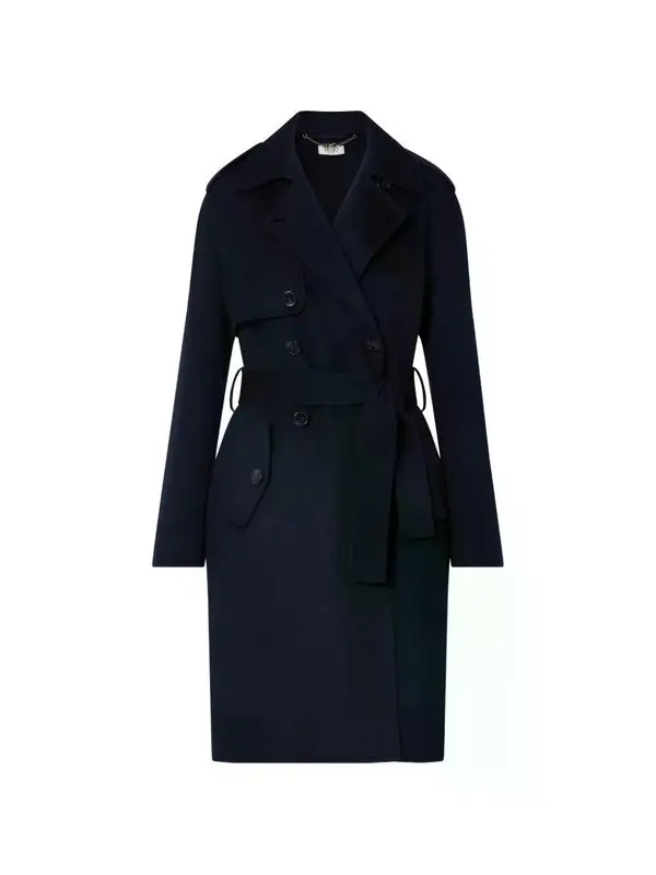 Liu Jo Long Wool Coat - Blue