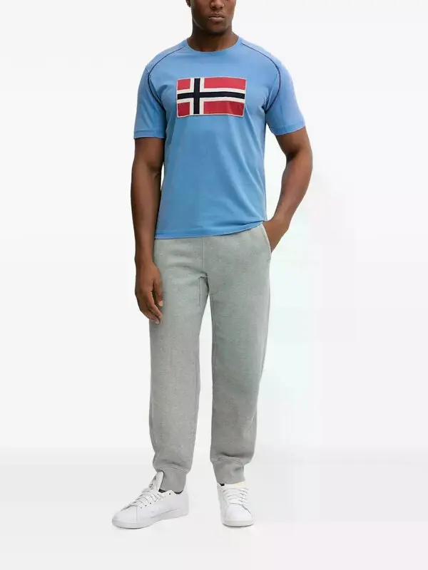 NAPAPIJRI Reflect Logo-patch Contrast-stitch T-shirt