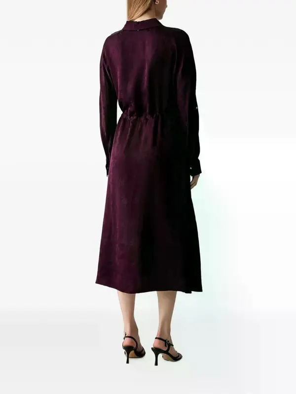 Liu Jo Floral Jacquard Midi Dress