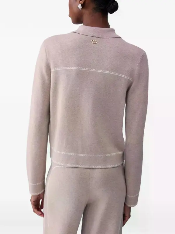 Liu Jo Knit Jacket With Beads