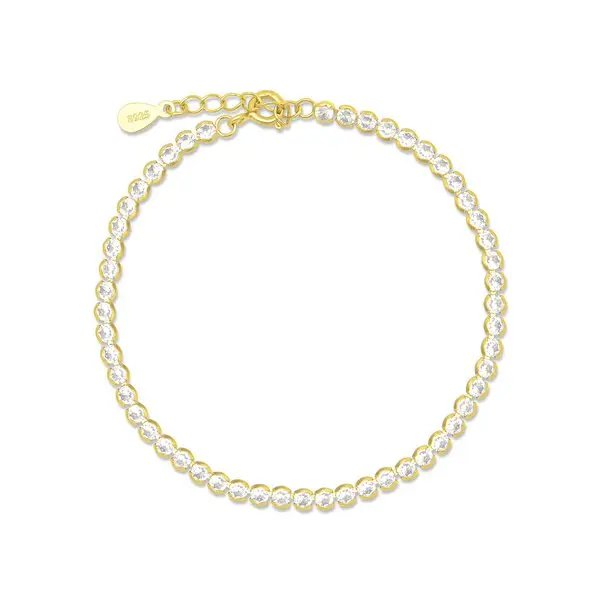 ESTERAH Round Tennis Bracelet - Gold