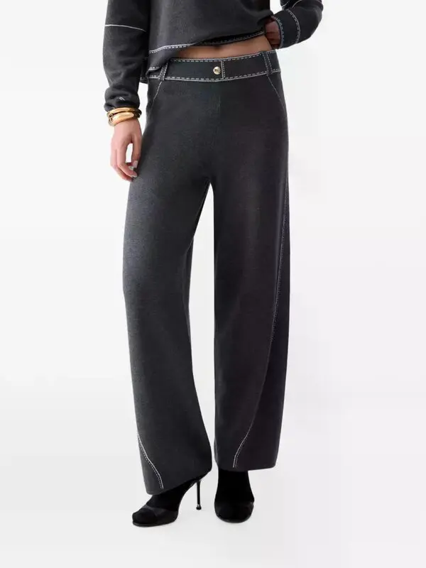 Liu Jo Trousers With Contrast Stitching