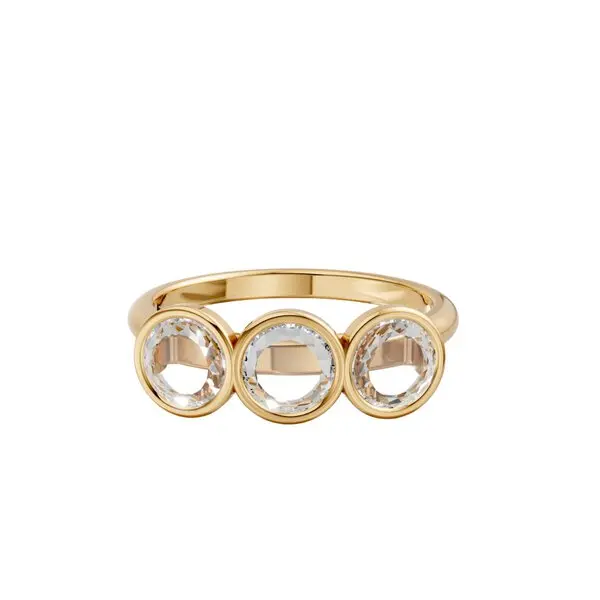 AYA FINE JEWELRY Minimalist 1.03 Ctw Rose Cut Lab Diamond Ring - Yellow