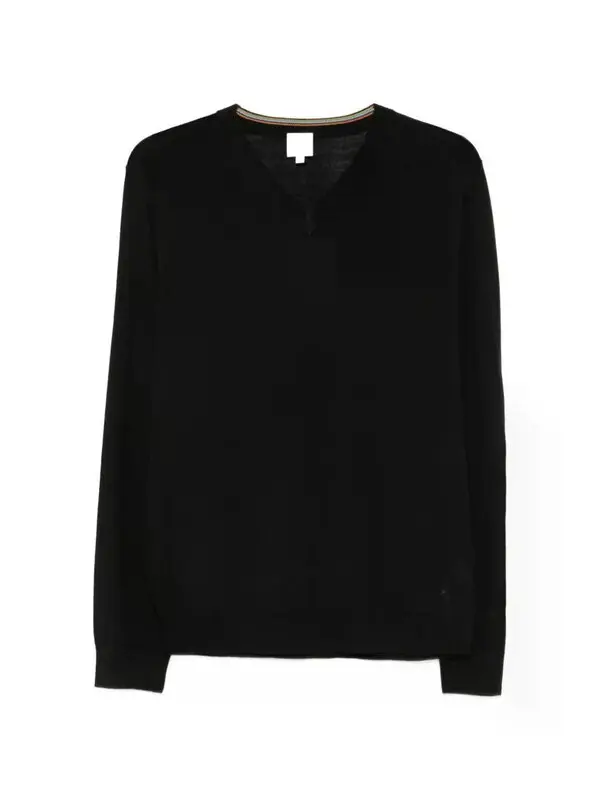 Paul Smith V-neck Merino-wool Sweater - Black