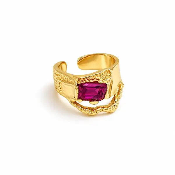 POUPETTENYC Raw Beauty Queen Ring Tourmaline