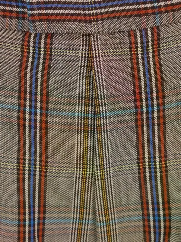 VIVIENNE WESTWOOD Checked Wide-leg Trousers