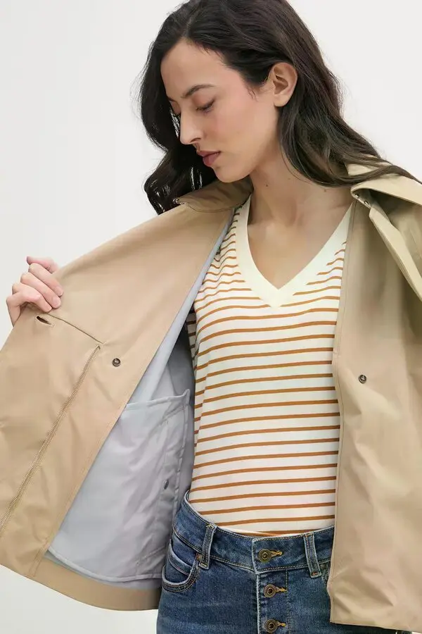 SAVE THE DUCK Double-breasted Cropped Jacket