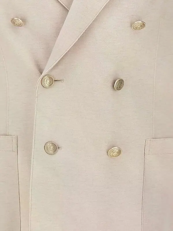 Eleventy Double-breasted Peak-lapel Blazer