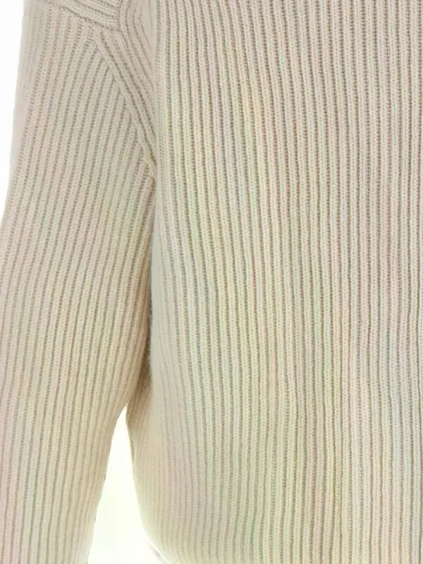 Eleventy Ribbed-knit Shawl-collar Cardigan