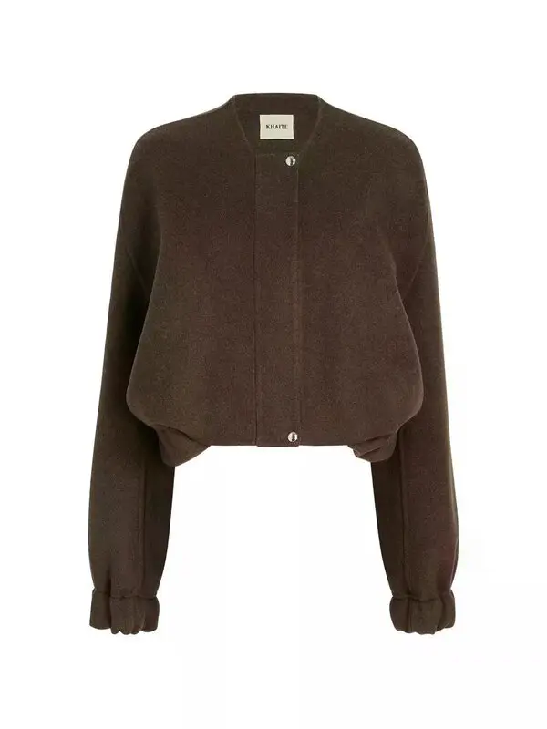 Khaite Cordan Jacket In Army Melange