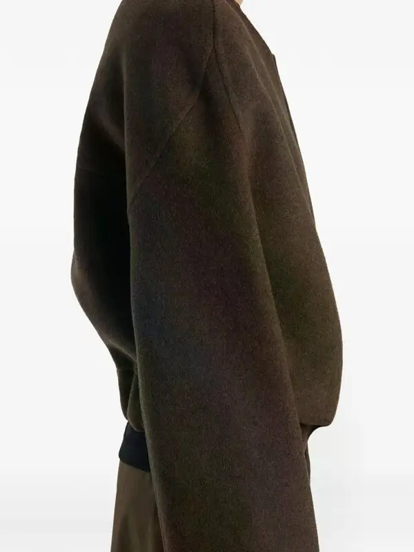 Khaite Cordan Jacket In Army Melange