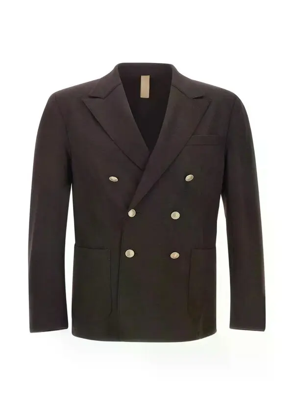Eleventy Double-breasted Peak-lapel Blazer