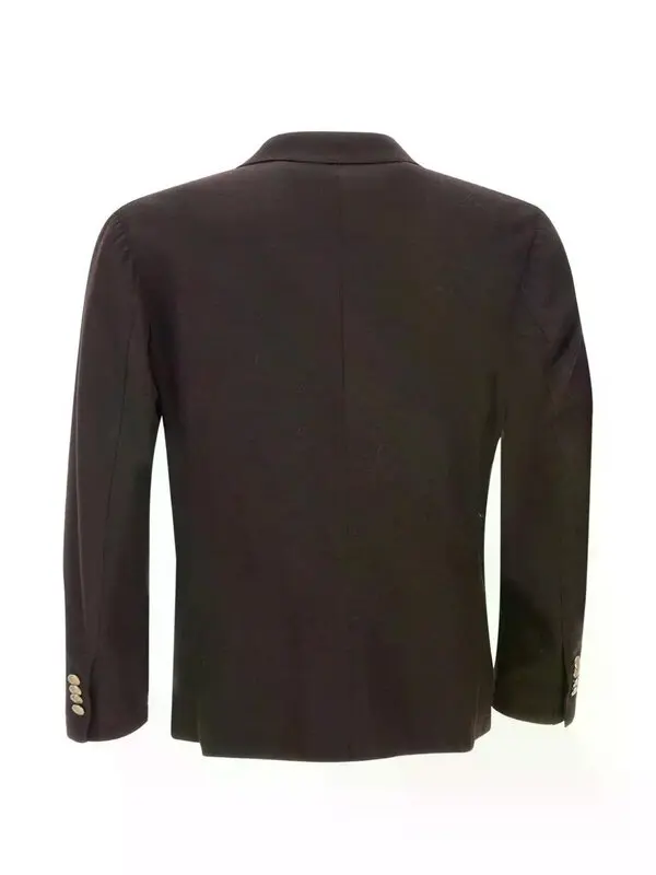 Eleventy Double-breasted Peak-lapel Blazer